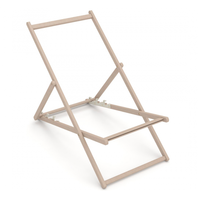 Chaise longue Chilienne en bois de jardin personnalisée