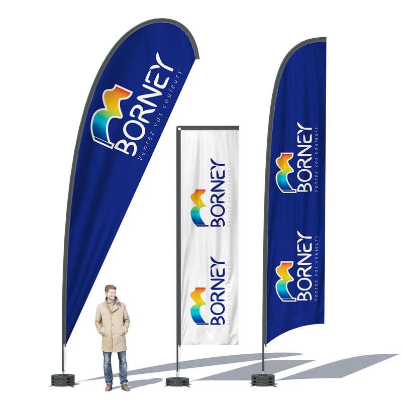 Drapeau personnalisé : impression de vos drapeaux personnalisés